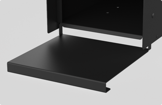 Post Mounted Mailbox - Flat Top Style - Olio Home – Olio Home.