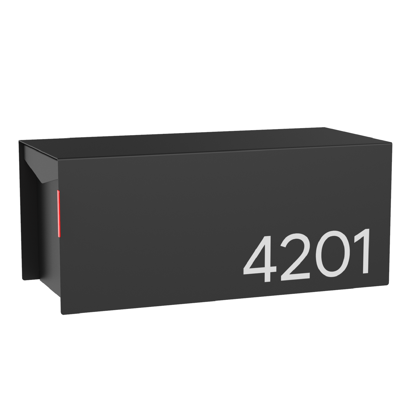 Thompson Flat Top Modern Style Mailbox – Olio Home.