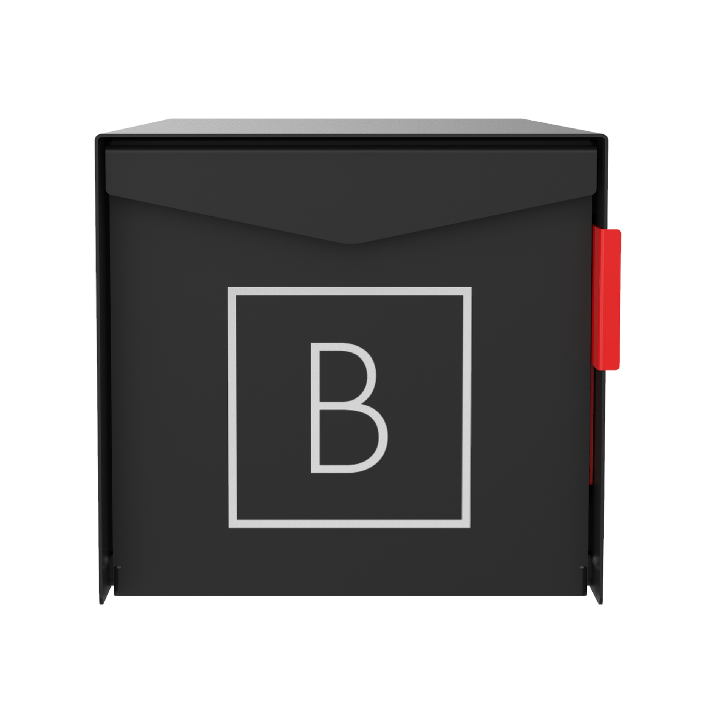 Thompson Flat Top Modern Style Mailbox – Olio Home.