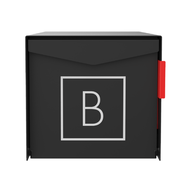 Thompson Flat Top Modern Style Mailbox – Olio Home.